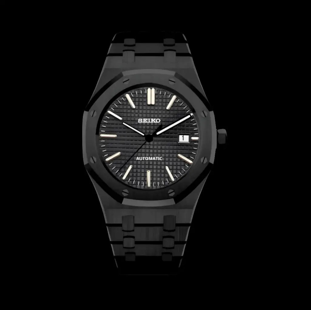WDM SEIKO MOD ROYAL OAK CLASSIC BLACK - Wave Dial Mods